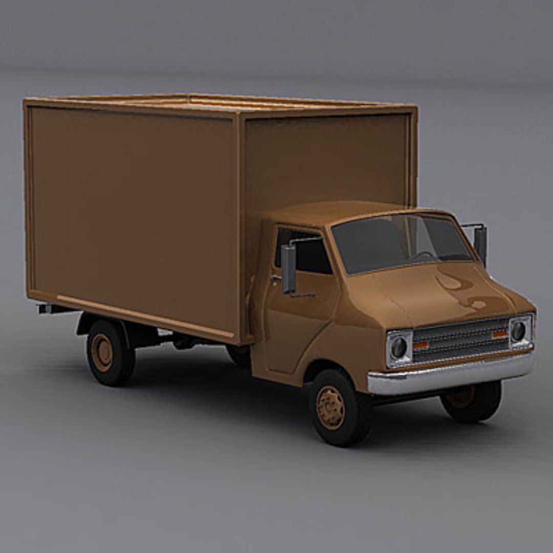 3d Model Truck Delivery