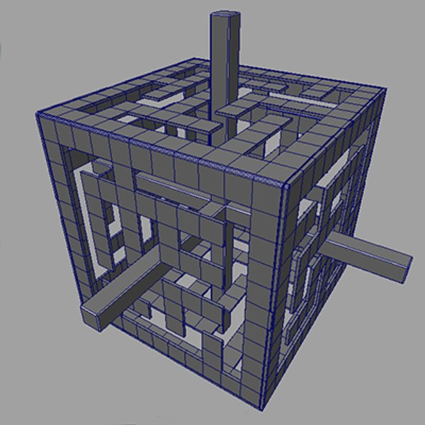 3ds max maze cube