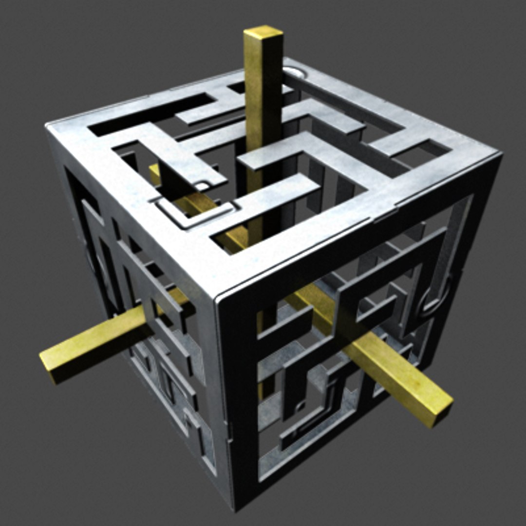 3ds max maze cube