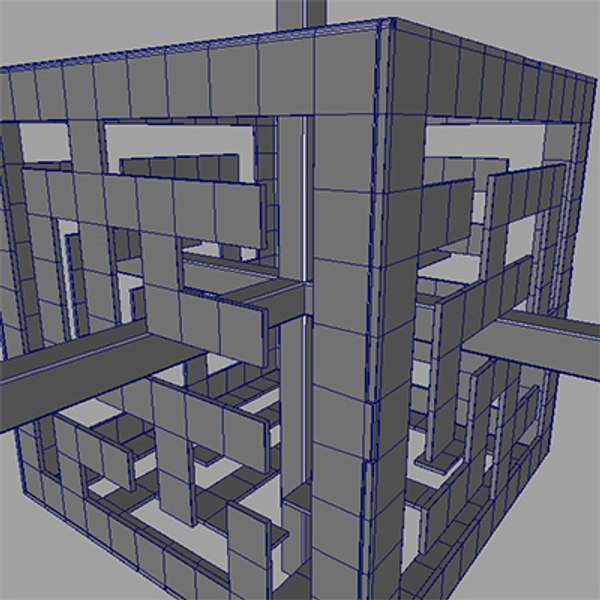 3ds max maze cube
