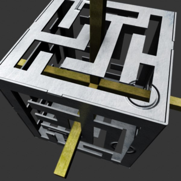 3ds max maze cube