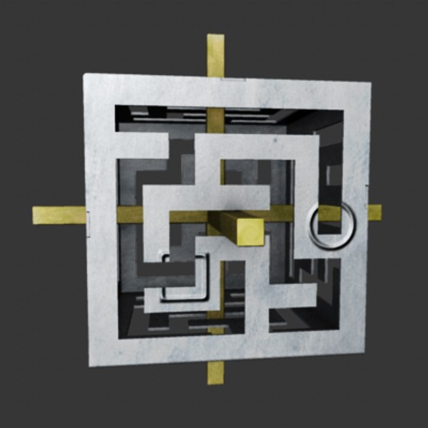 3ds max maze cube