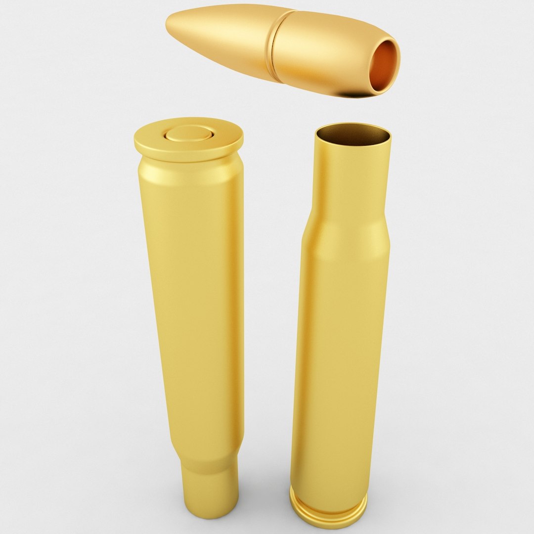 50 bmg cartridge 3D model - TurboSquid 1303035