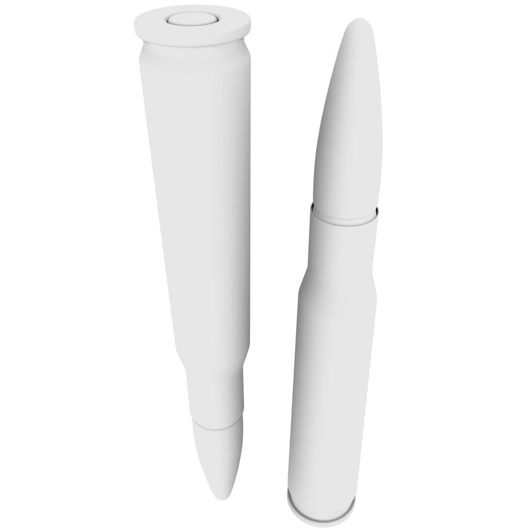 50 bmg cartridge 3D model - TurboSquid 1303035