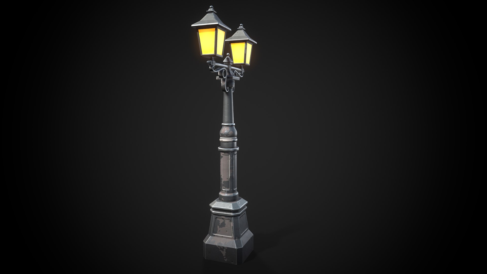 Stylized Street Light 3D Model - TurboSquid 2027517