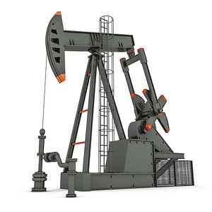 Deepwater Oil Rig 3d Model