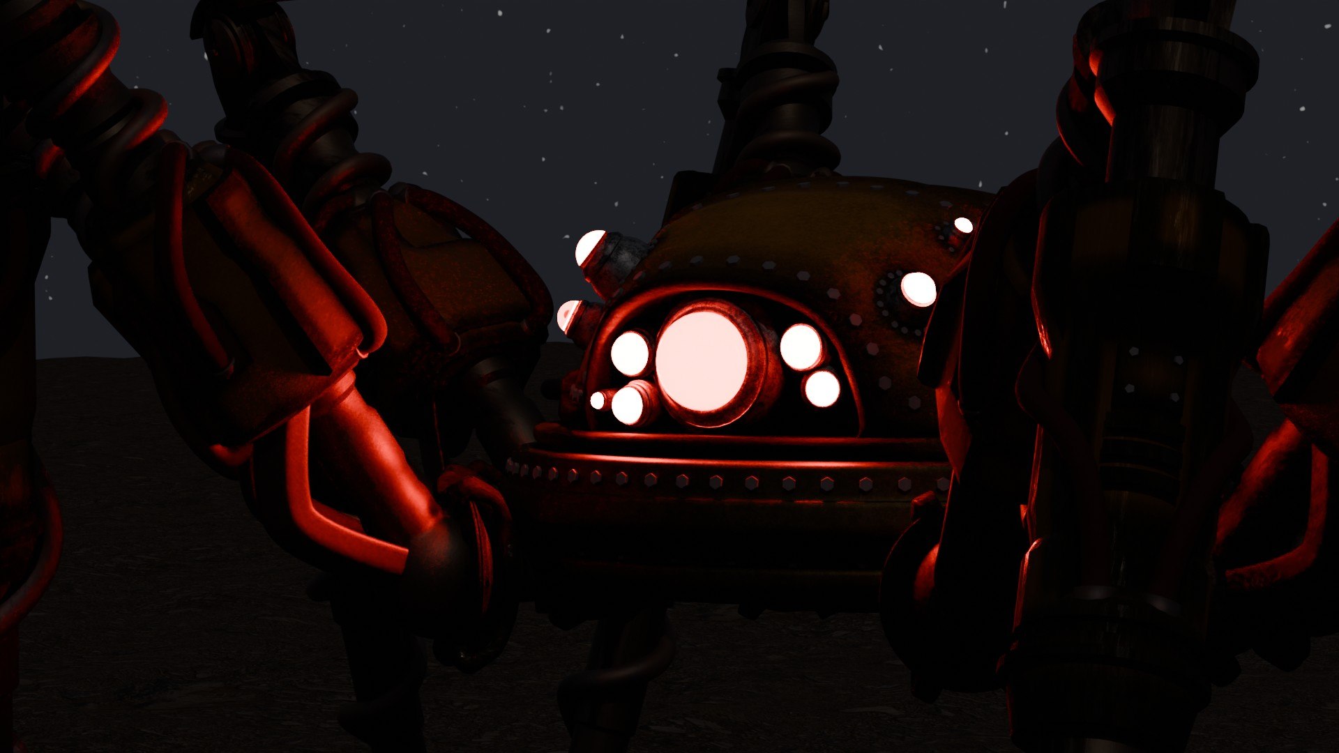 3D Spidertron Factorio RIGGED 3D Model Model - TurboSquid 2177167