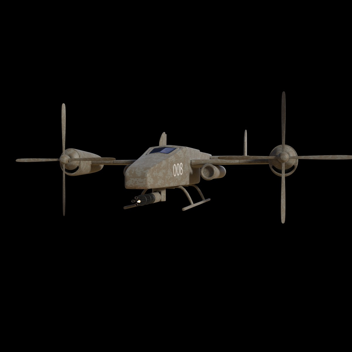 modelo 3d Convertiplano gratis - TurboSquid 1135482