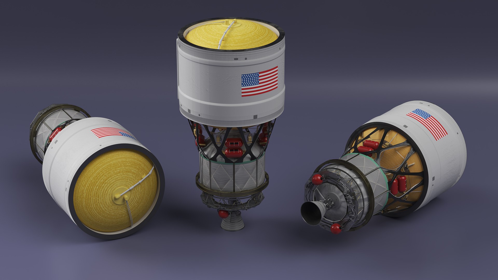Nasa ICPS Interim Cryogenic Propulsion Stage 3D Model - TurboSquid 2311911