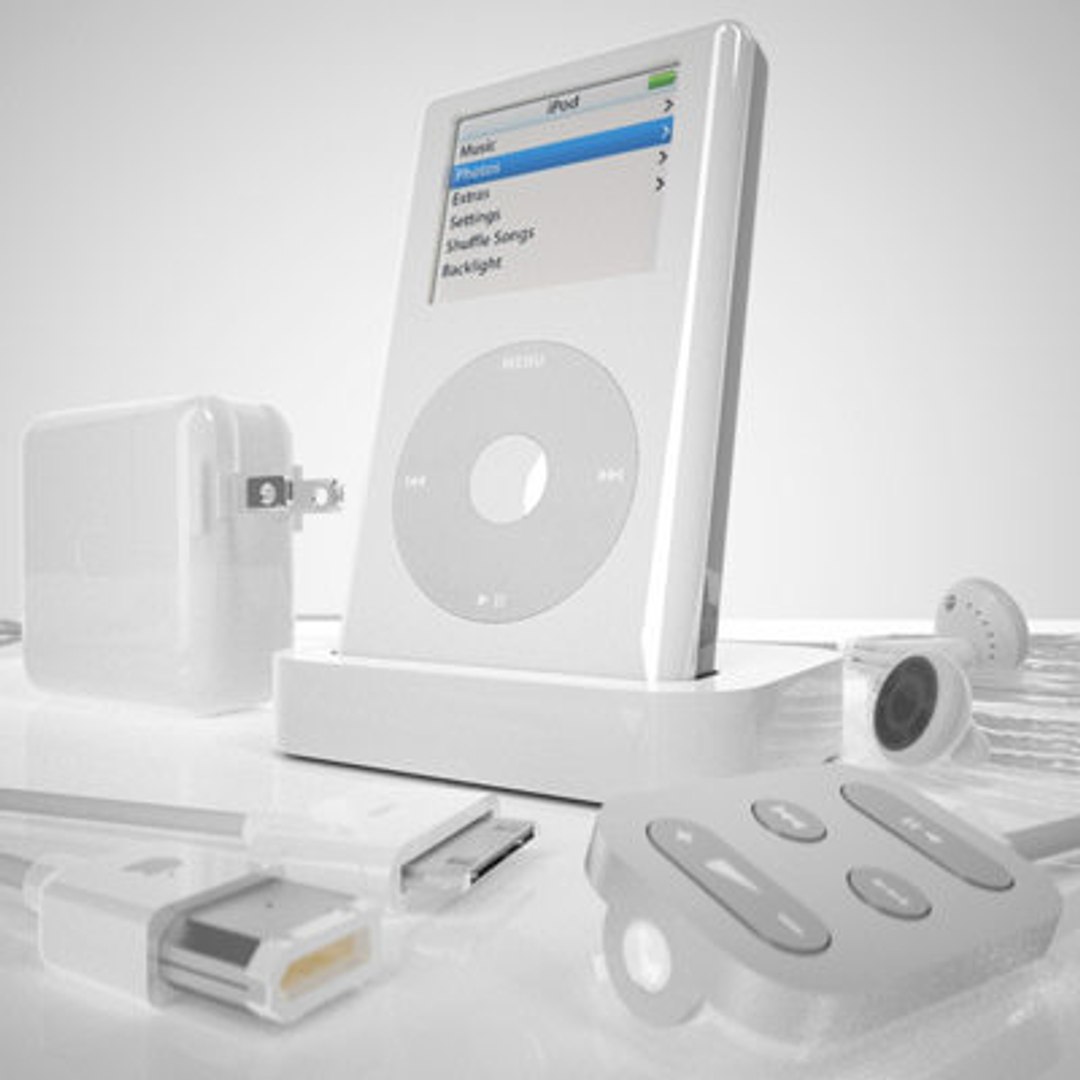 3d Model Apple Ipod 4th Generation