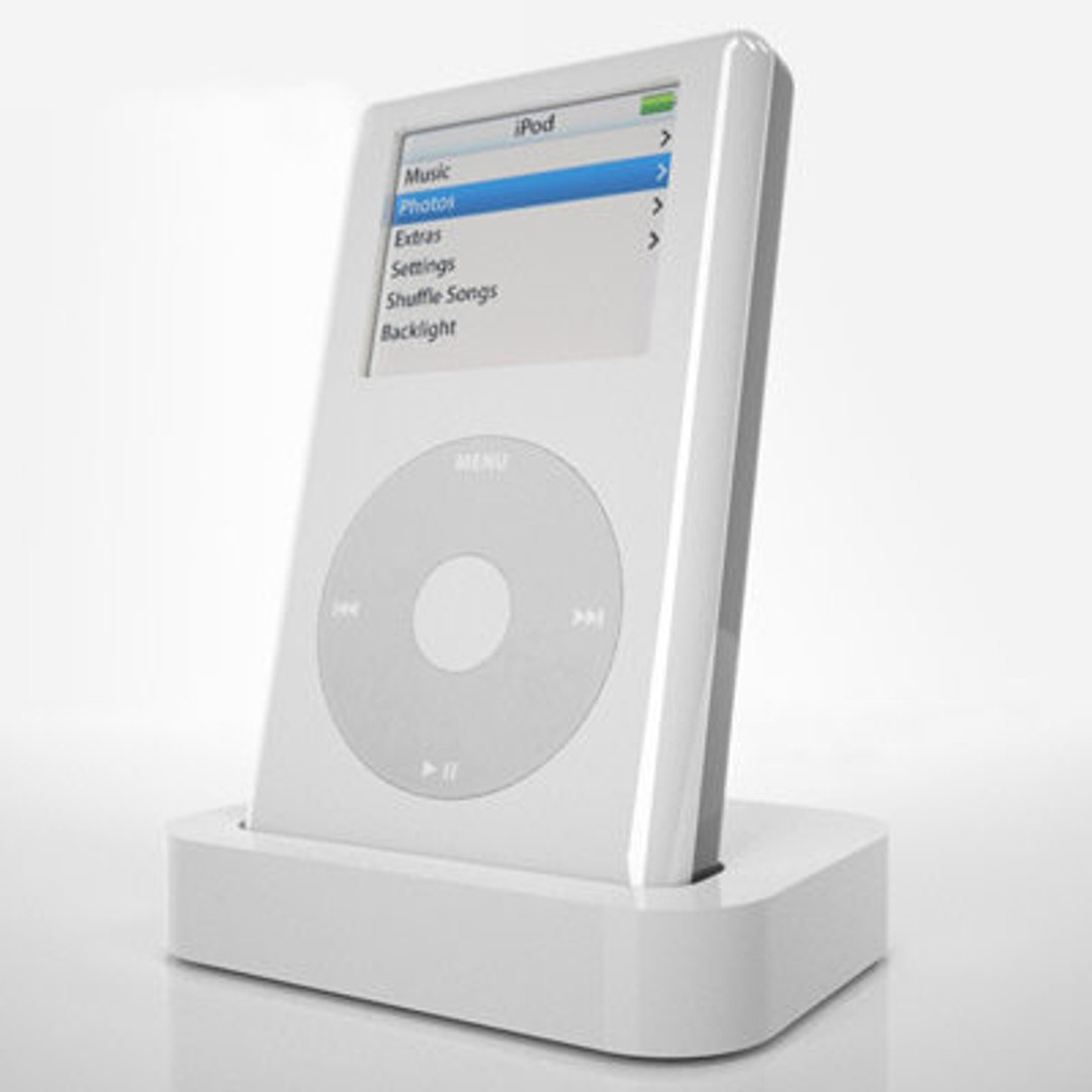 3d Model Apple Ipod 4th Generation