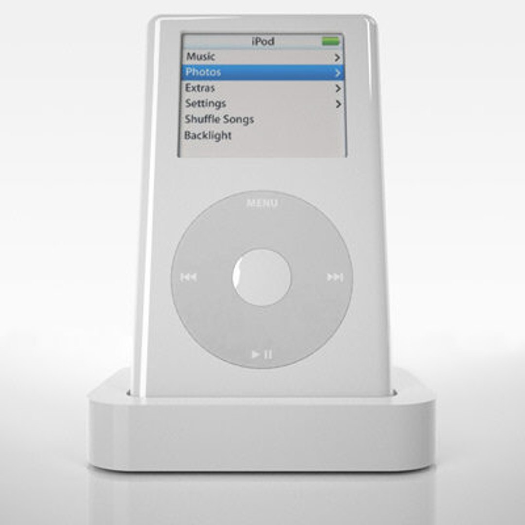 3d Model Apple Ipod 4th Generation