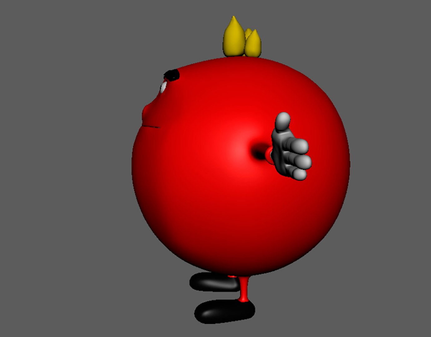 ball cartoon 3d obj