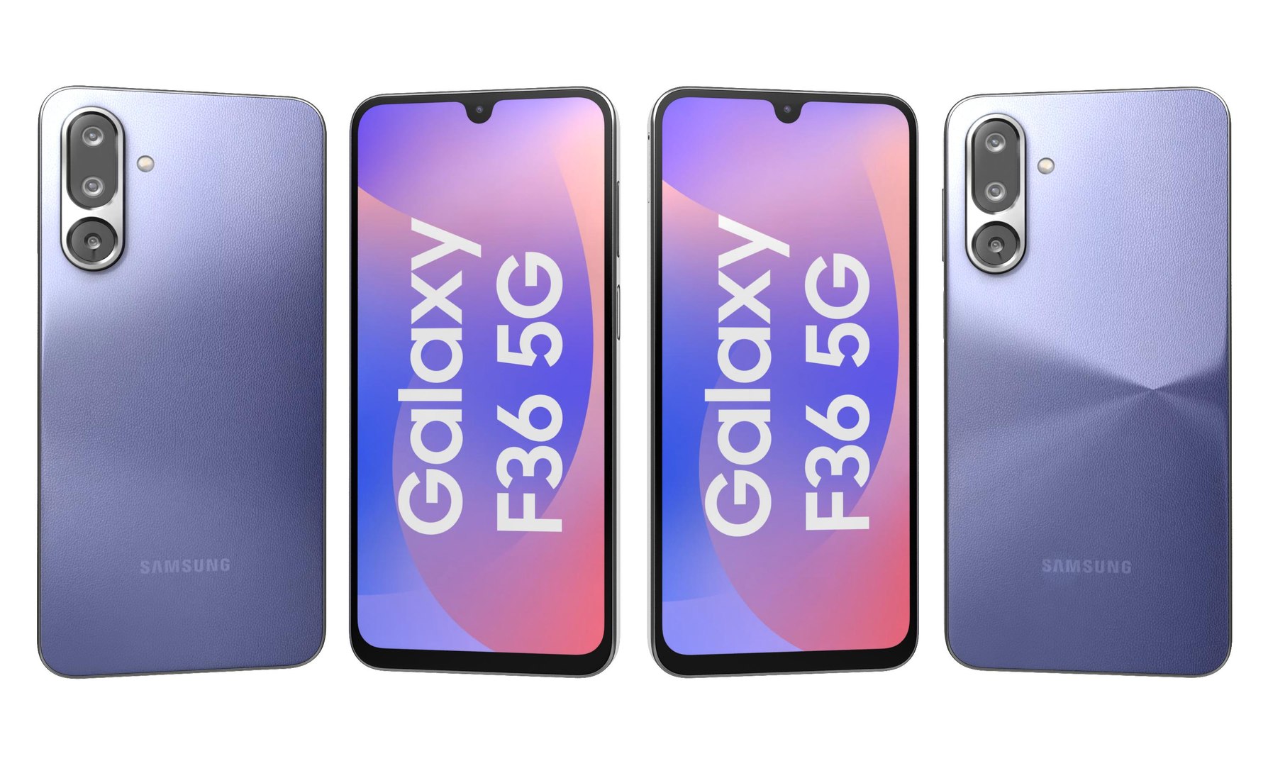 Samsung Galaxy F36 Luxe Violet 3D Model - TurboSquid 2436855