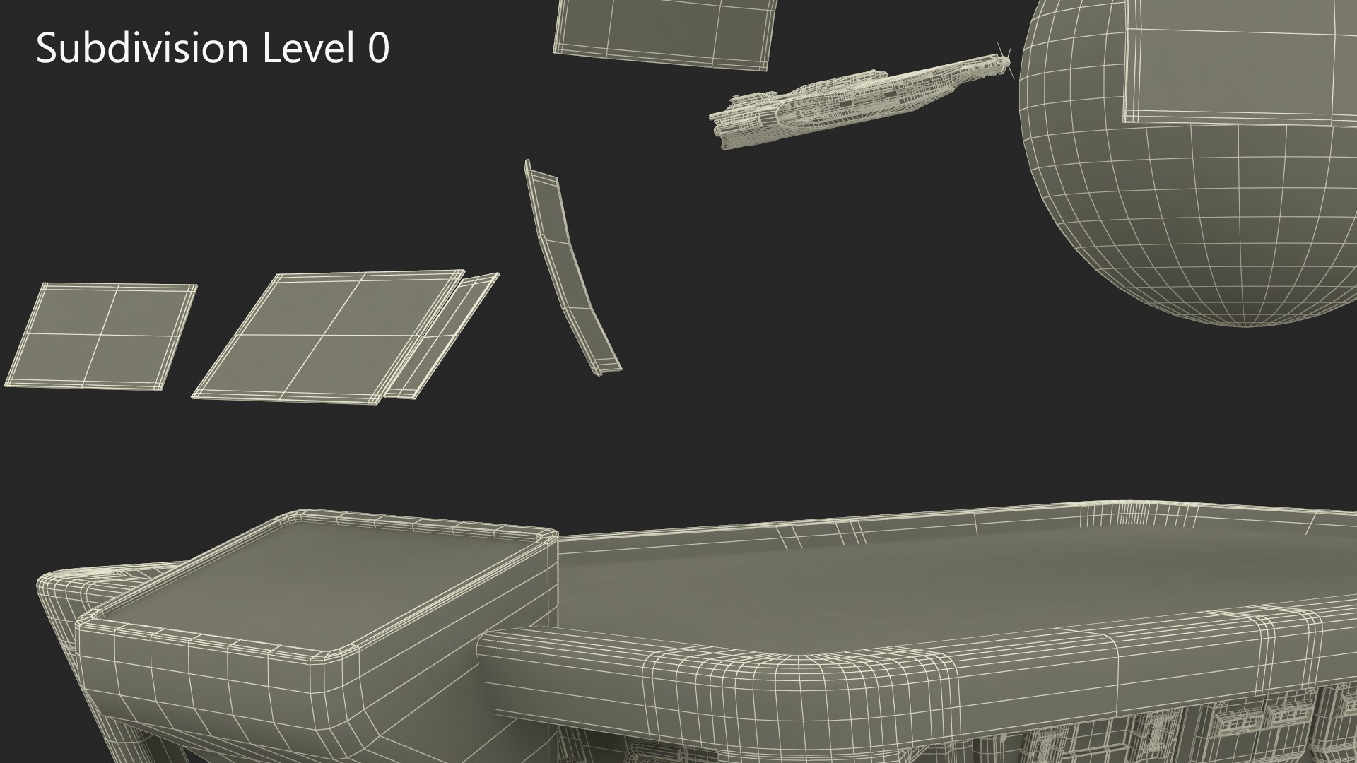 Holographic Panel With Space Battle Hologram 3D - TurboSquid 2415913