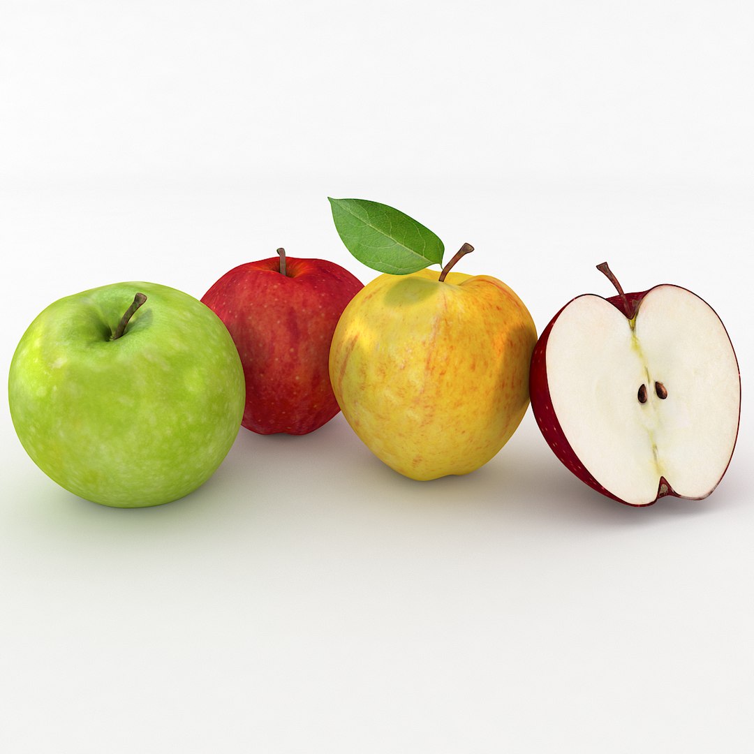 3D Model Apples - TurboSquid 1313513