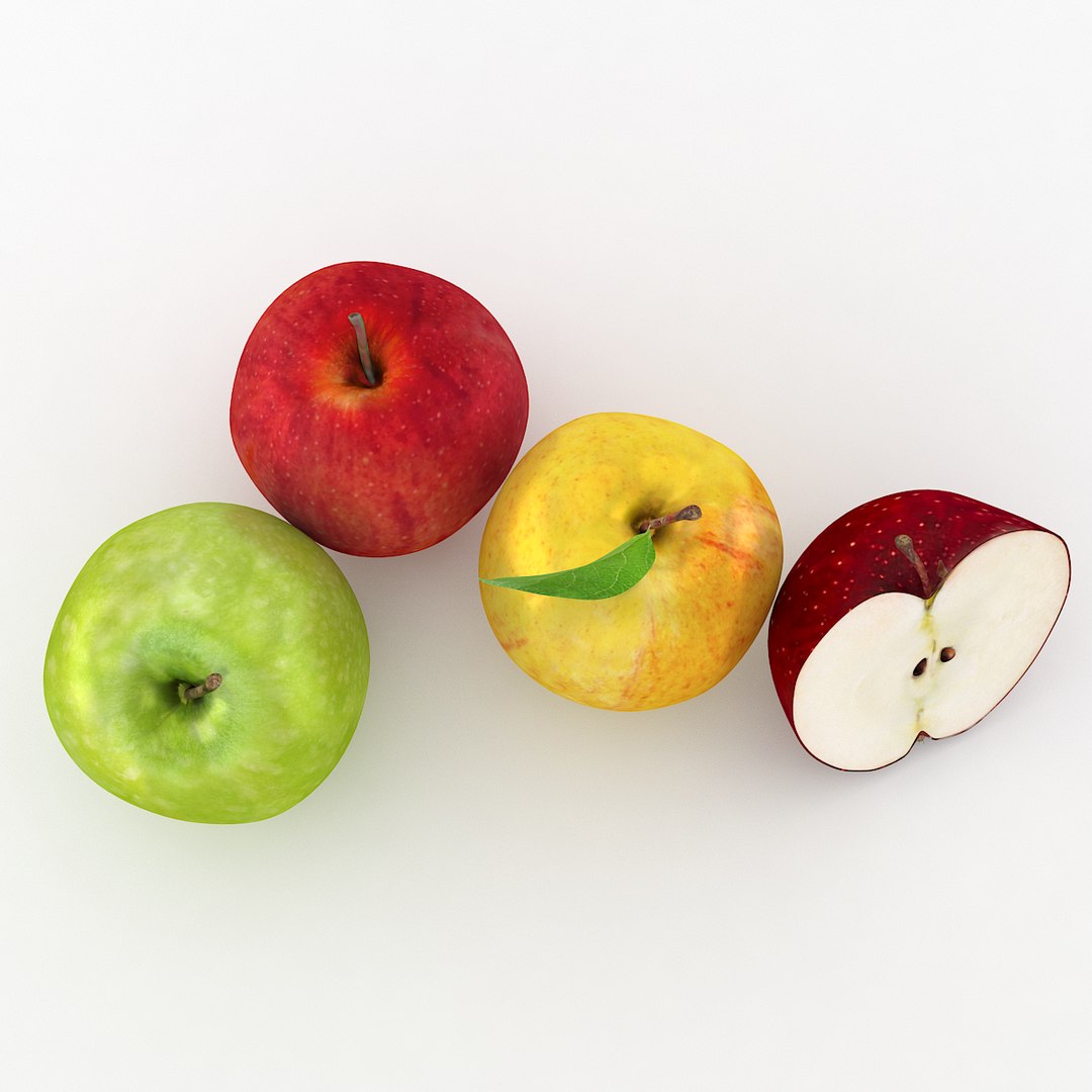3D Model Apples - TurboSquid 1313513