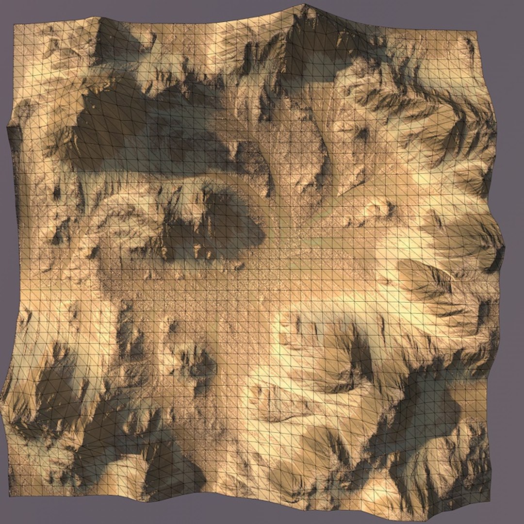 3d Model Of Mountain Games Maps