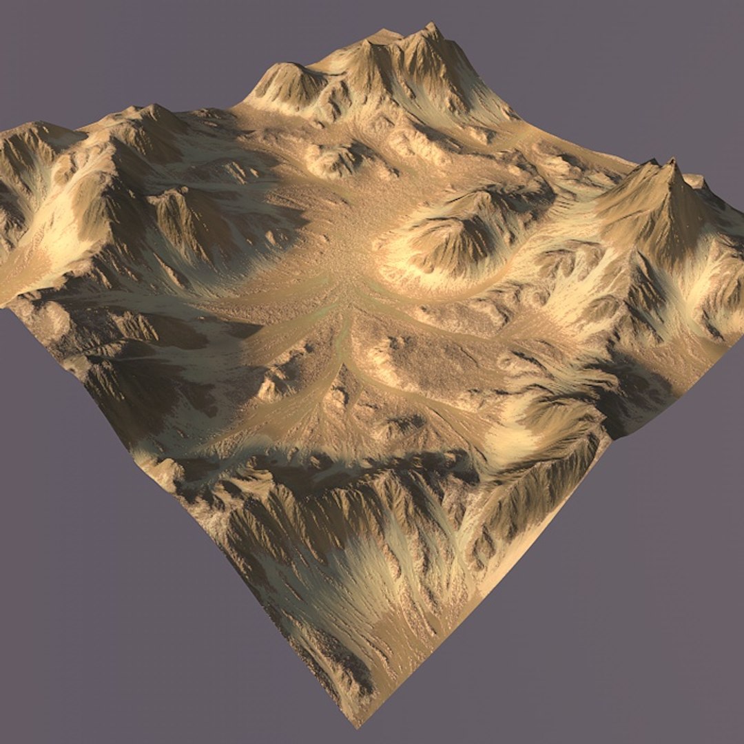 3d Model Of Mountain Games Maps