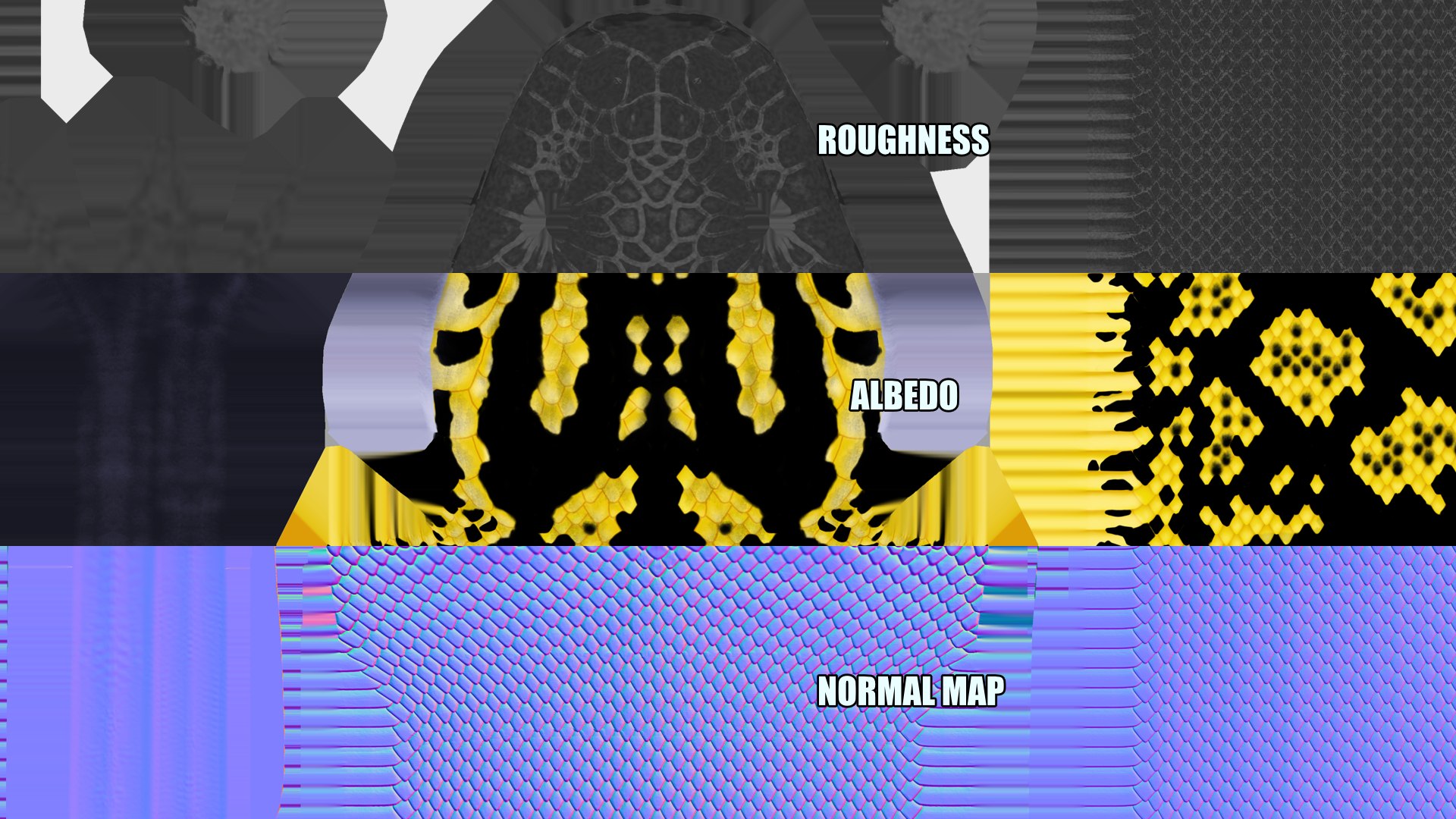 Zebra Jungle Carpet Python - Static Poses 3D Model - TurboSquid 2020582