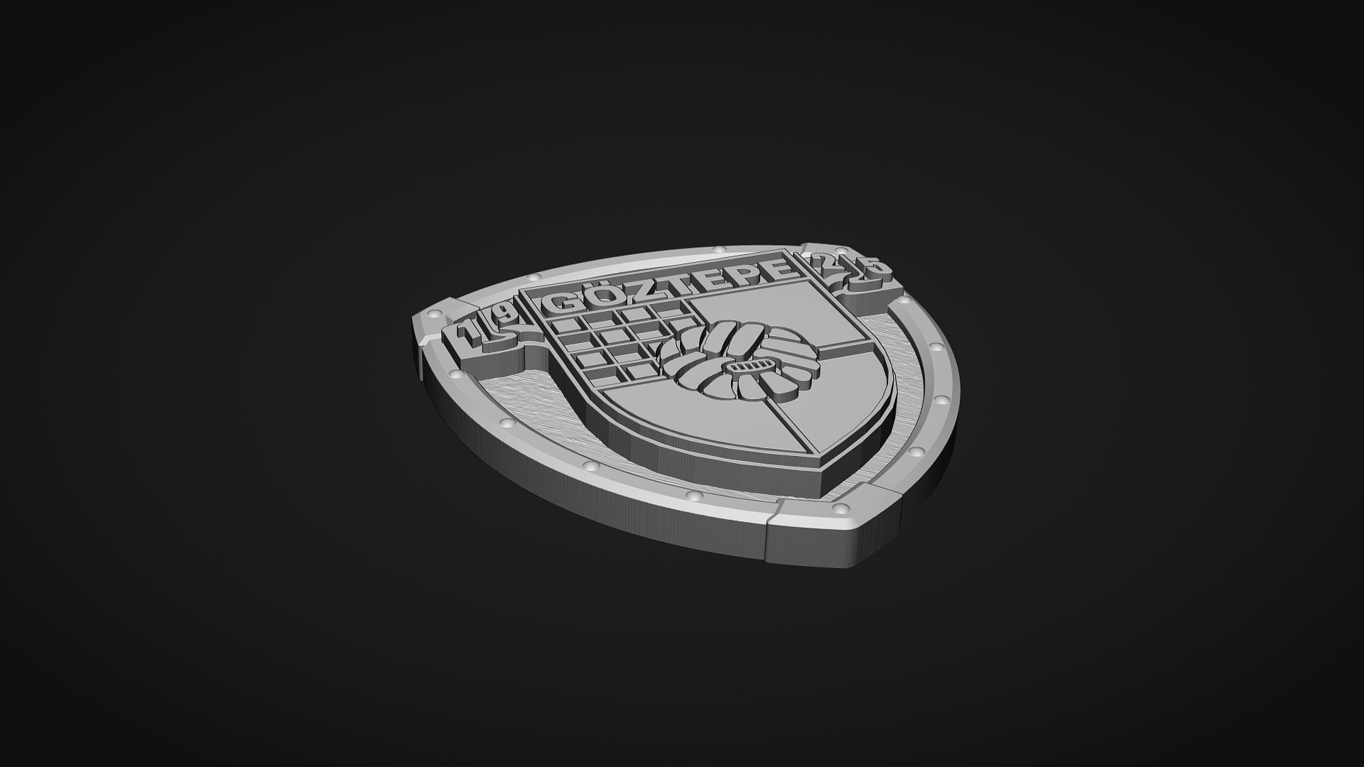 3D Model Goztepe Football Club Logo - TurboSquid 2338724