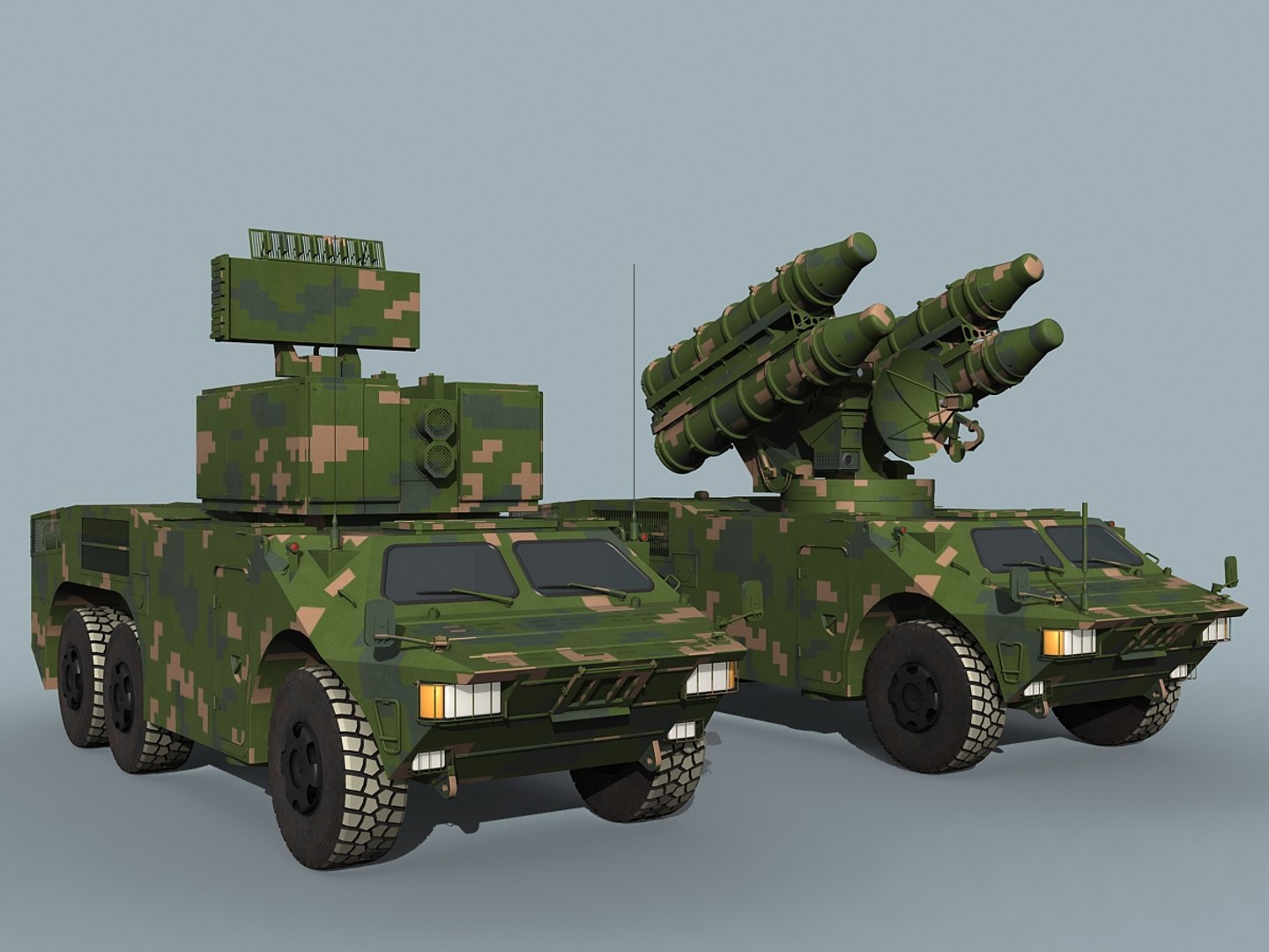Chinese Hq-7b Battery 3D Model - TurboSquid 1367146