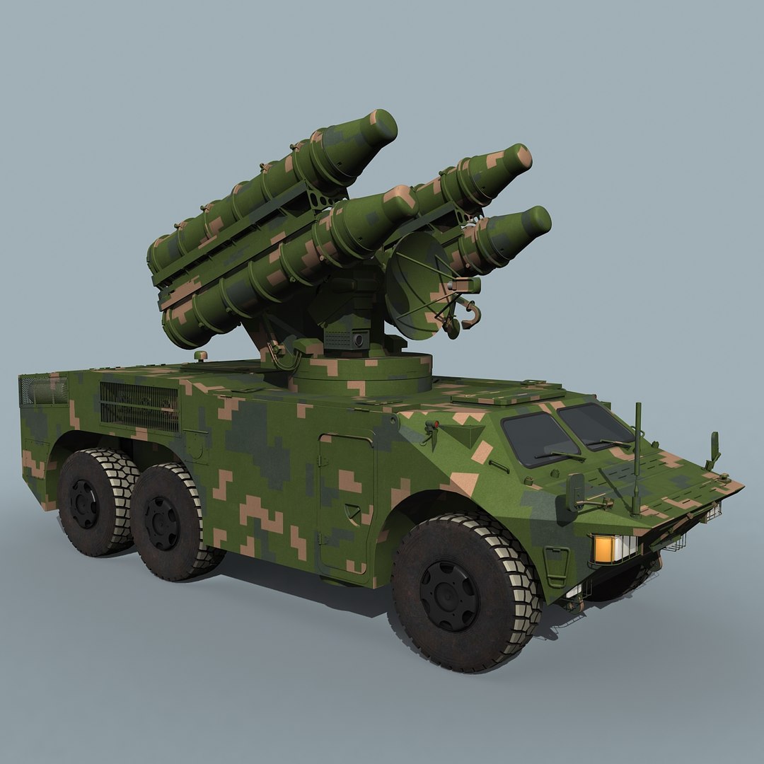 Chinese Hq-7b Battery 3D Model - TurboSquid 1367146