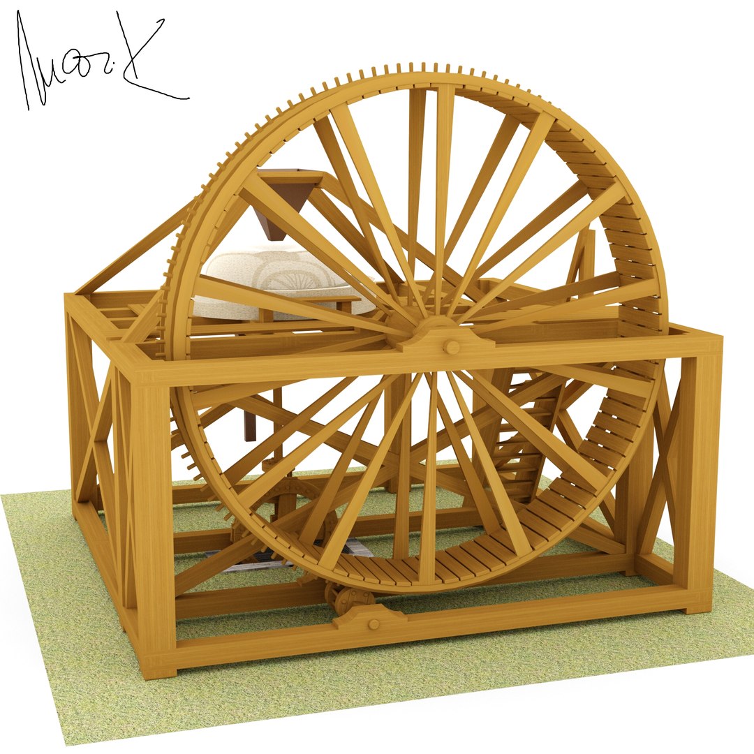 3d Model Tread Leonardo Da