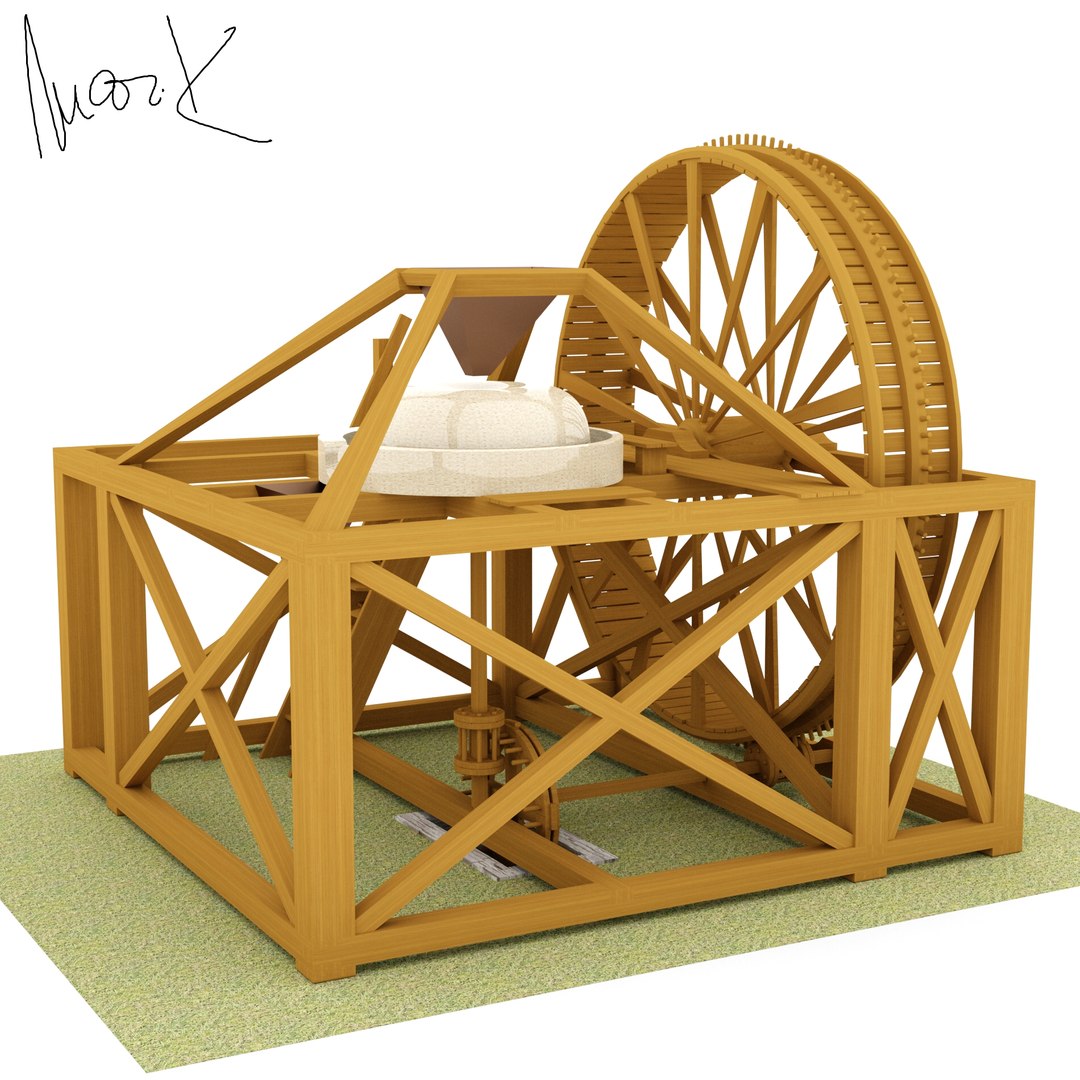 3d Model Tread Leonardo Da