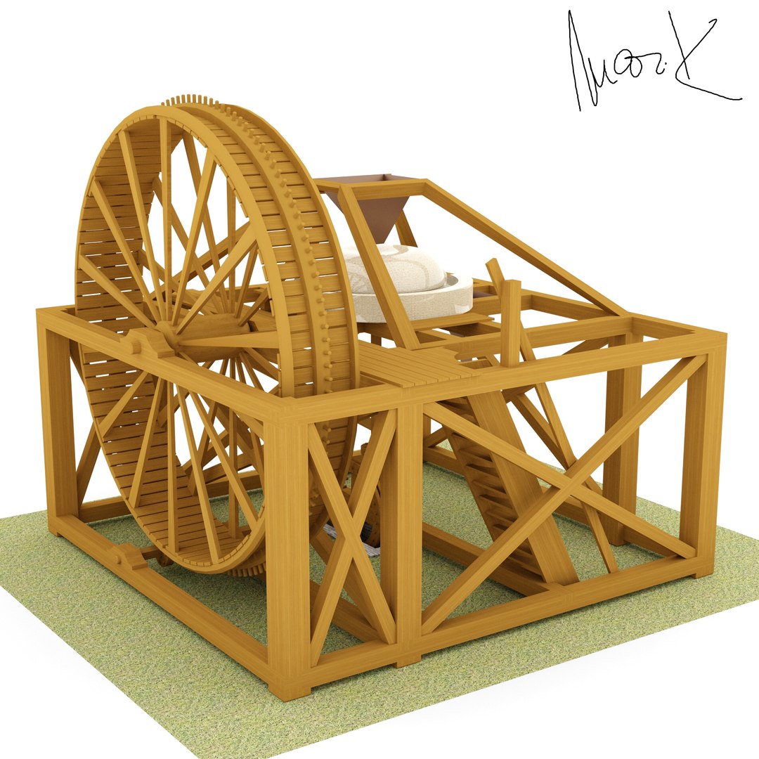 3d Model Tread Leonardo Da
