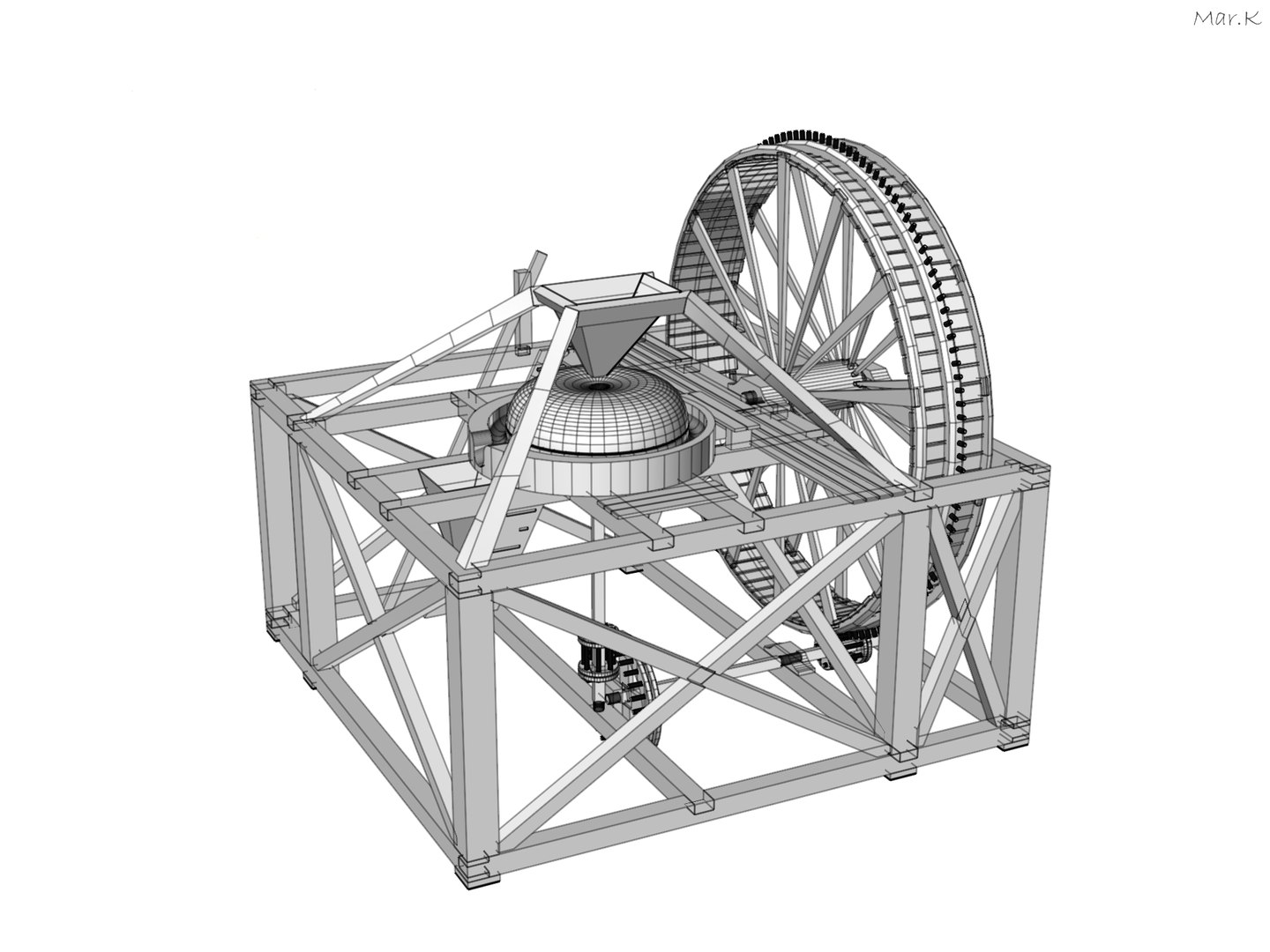 3d Model Tread Leonardo Da