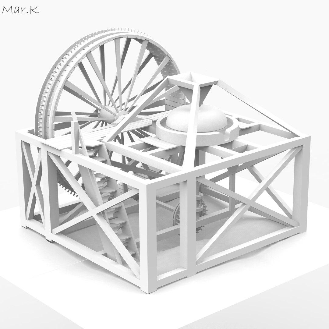 3d Model Tread Leonardo Da