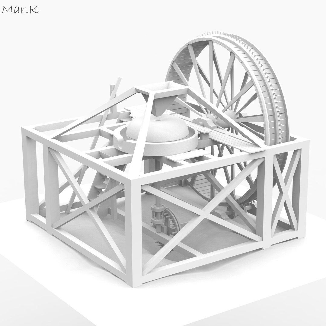 3d Model Tread Leonardo Da