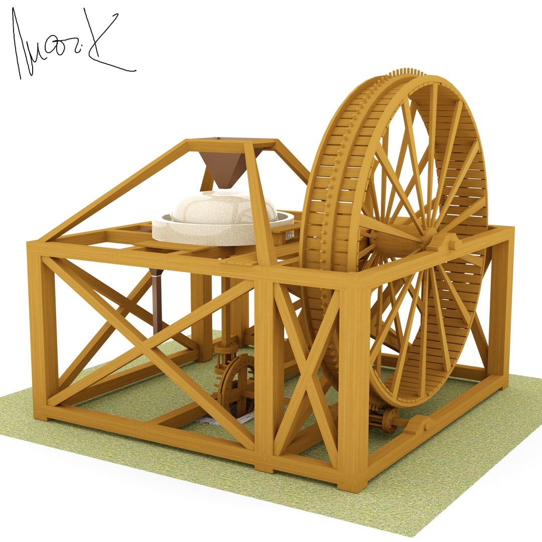 3d Model Tread Leonardo Da