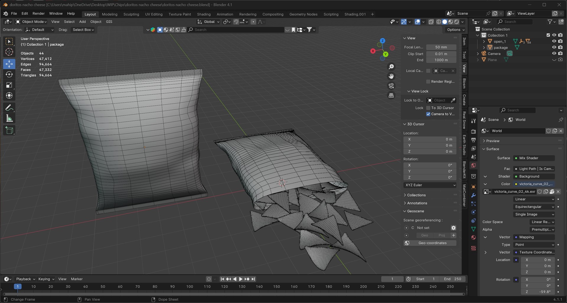 3D Doritos Nacho Cheese - TurboSquid 2370516