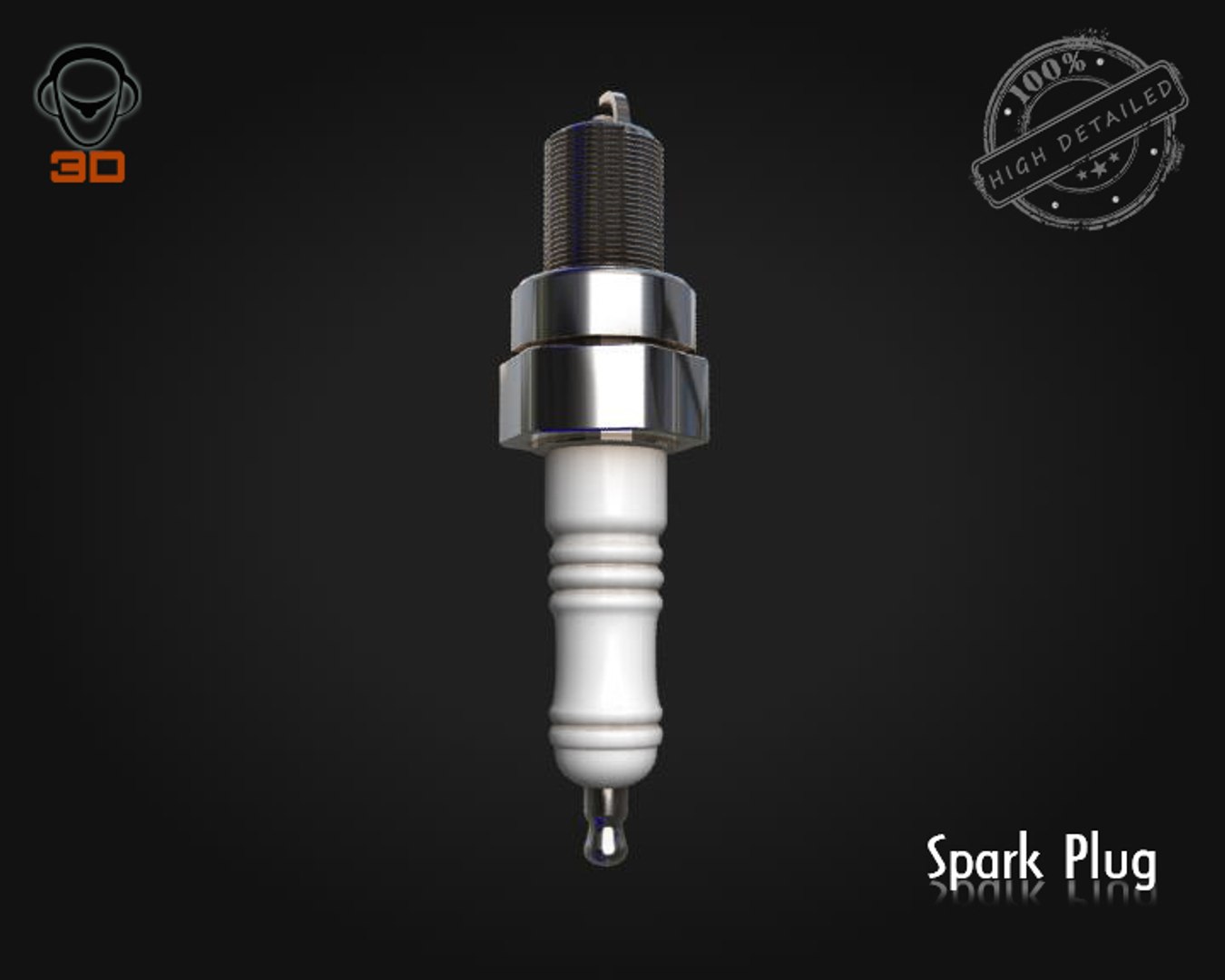 Spark Plug 3d Model
