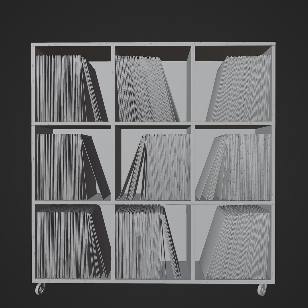 3D Model Vinyl Storage No-37 - TurboSquid 1891868
