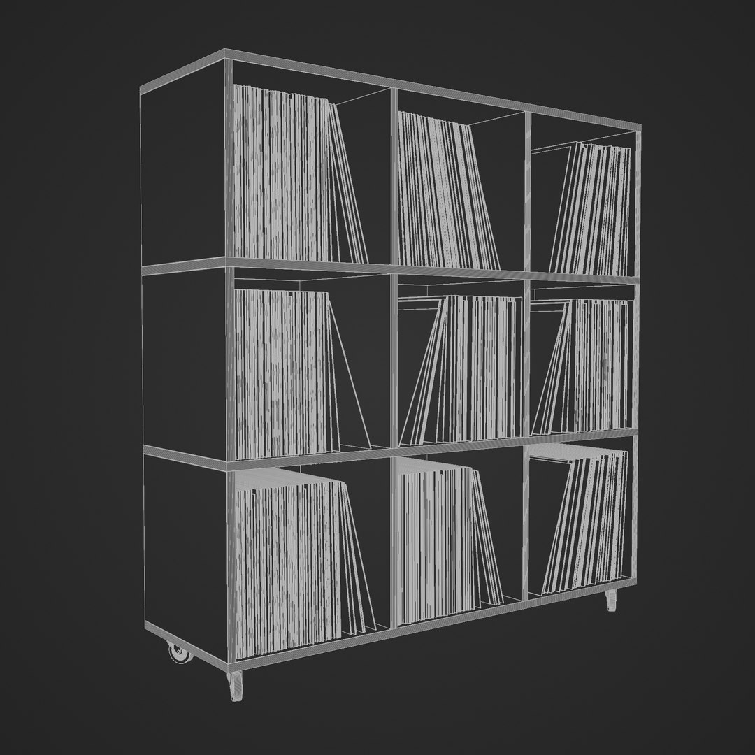 3D Model Vinyl Storage No-37 - TurboSquid 1891868