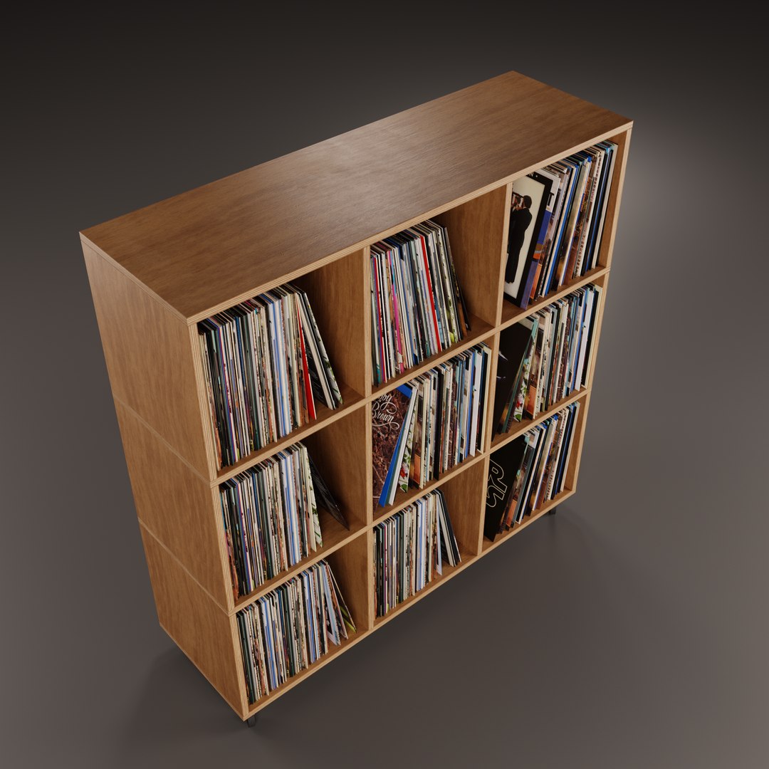 3D Model Vinyl Storage No-37 - TurboSquid 1891868