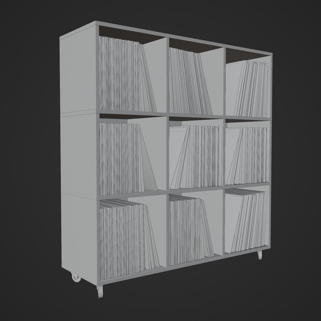 3D Model Vinyl Storage No-37 - TurboSquid 1891868