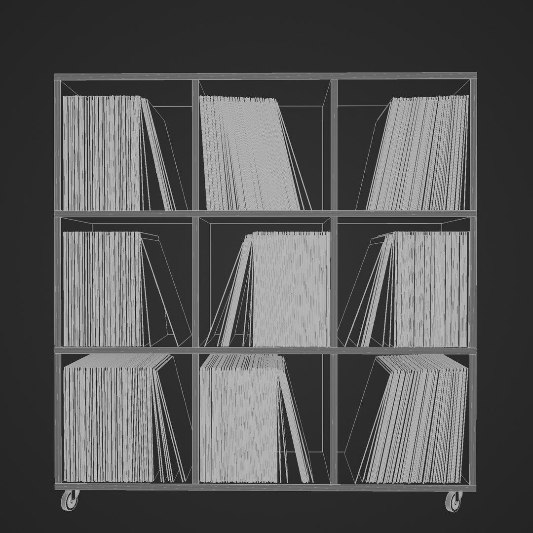3D Model Vinyl Storage No-37 - TurboSquid 1891868
