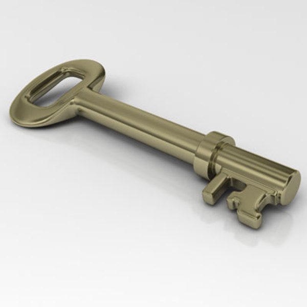 3d key model