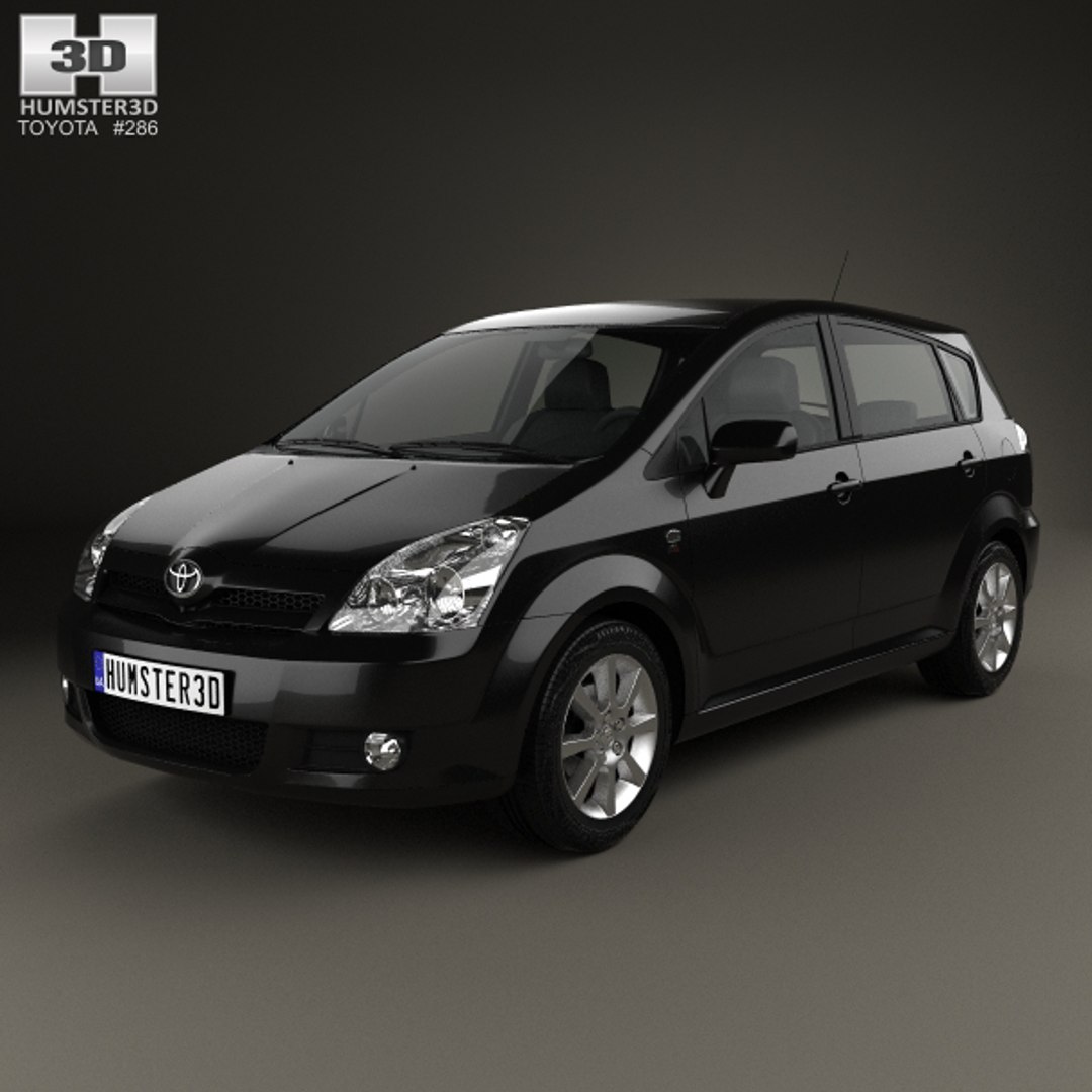 Toyota Corolla Verso Model - TurboSquid 1273158