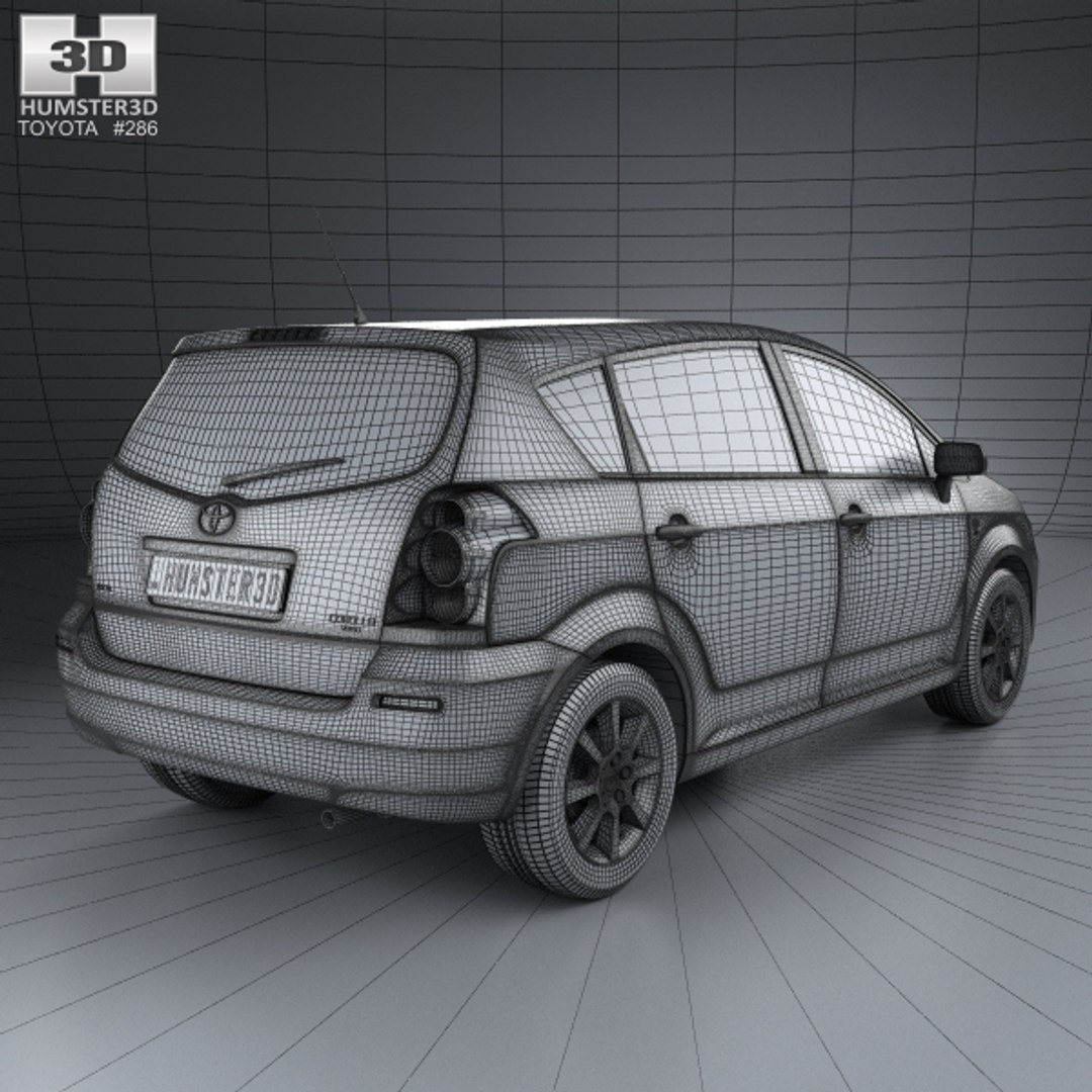 Toyota Corolla Verso Model - TurboSquid 1273158