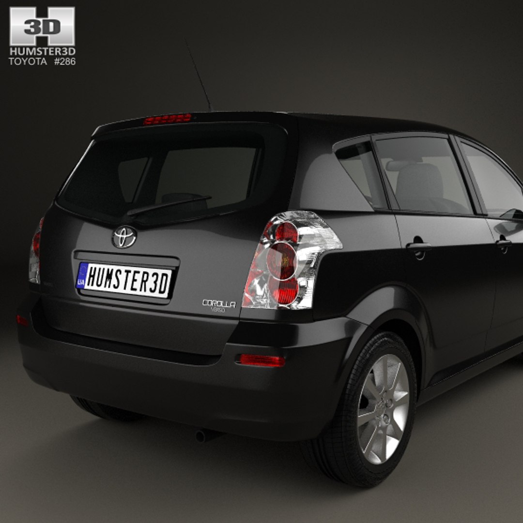 Toyota Corolla Verso Model - TurboSquid 1273158