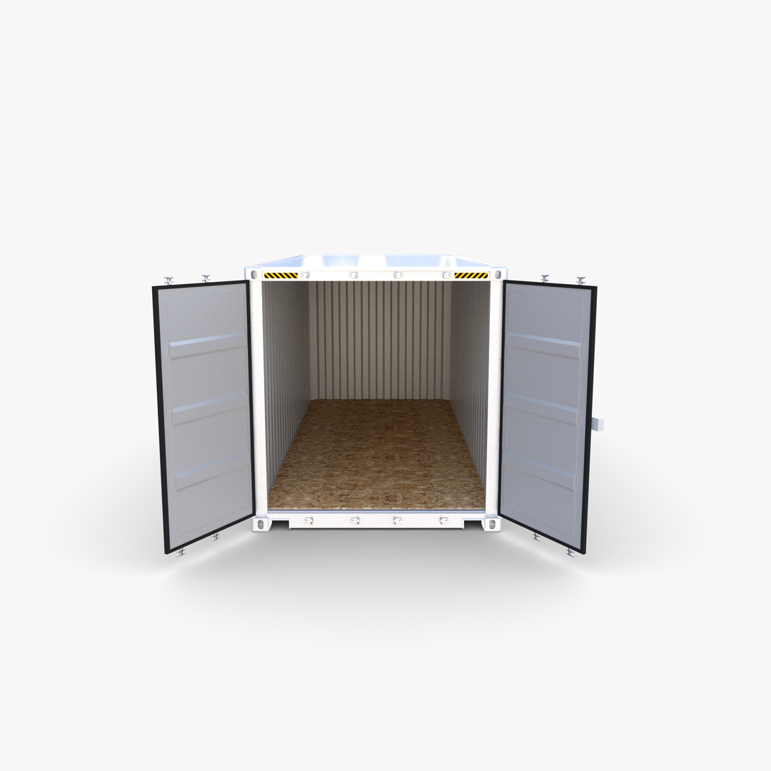 20ft Shipping Container PIL 3D Model - TurboSquid 1773066