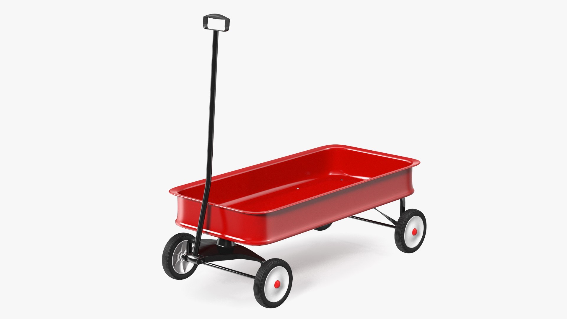 3D model Little Red Toy Wagon - TurboSquid 2130172