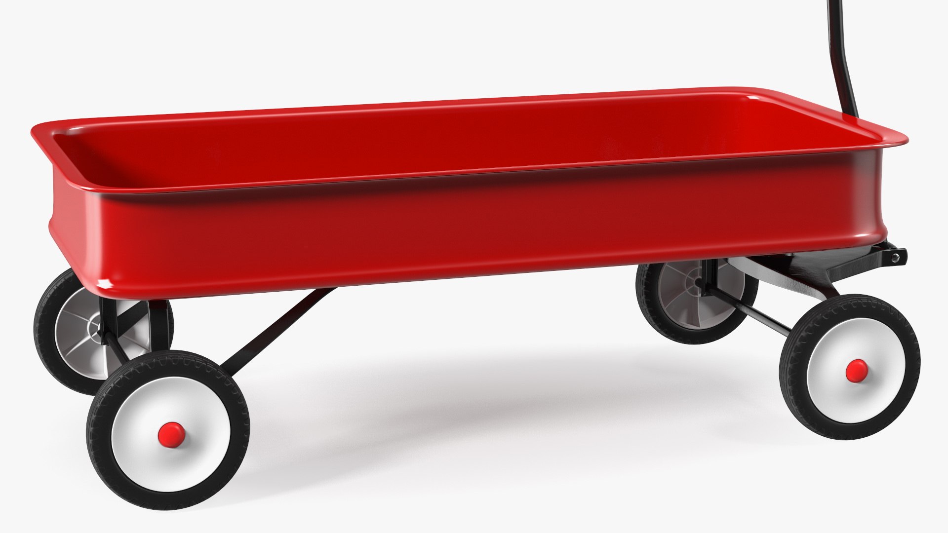 3D Model Little Red Toy Wagon - TurboSquid 2130172