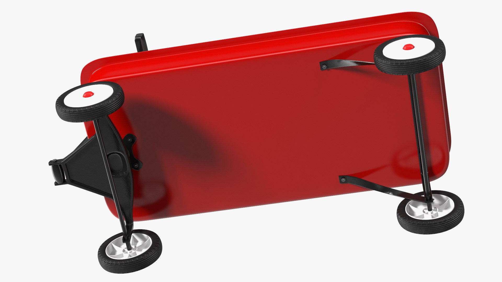 3D Model Little Red Toy Wagon - TurboSquid 2130172