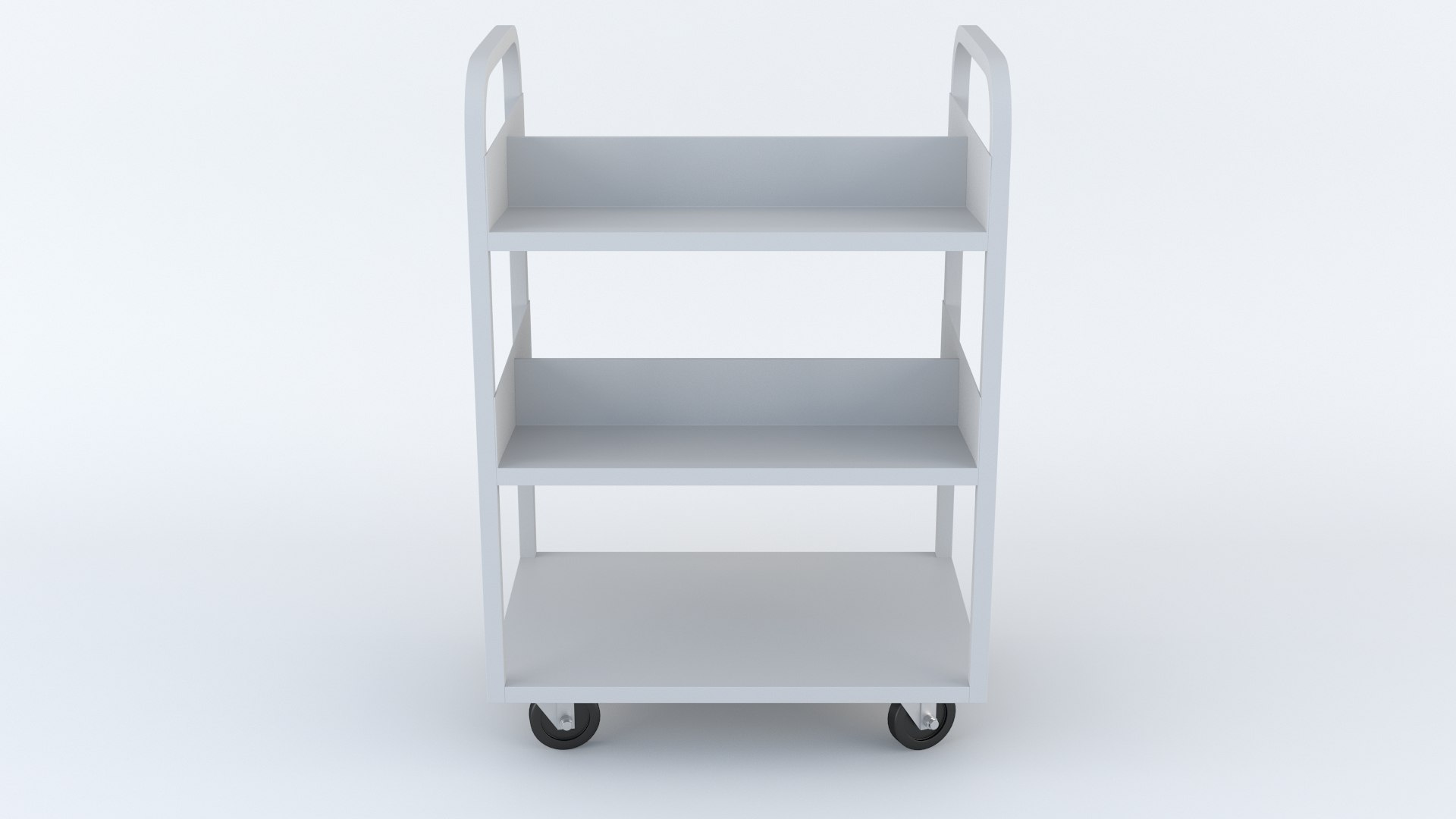 Library Trolley 3D Model - TurboSquid 1243599